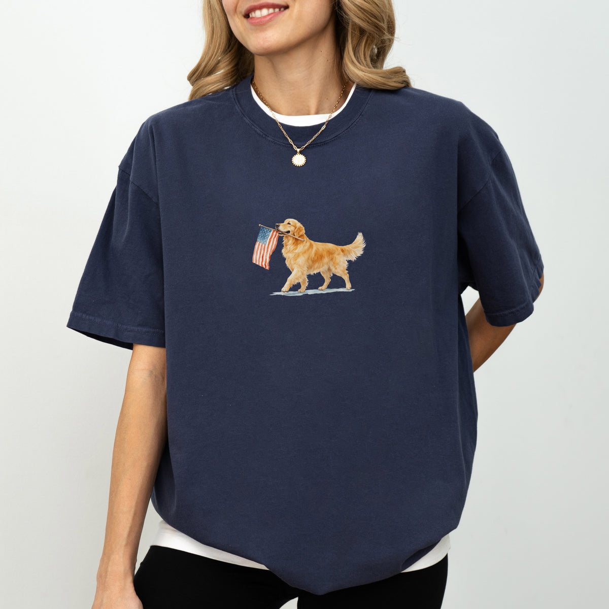 Golden Retriever USA T-shirt – Soulful Visions